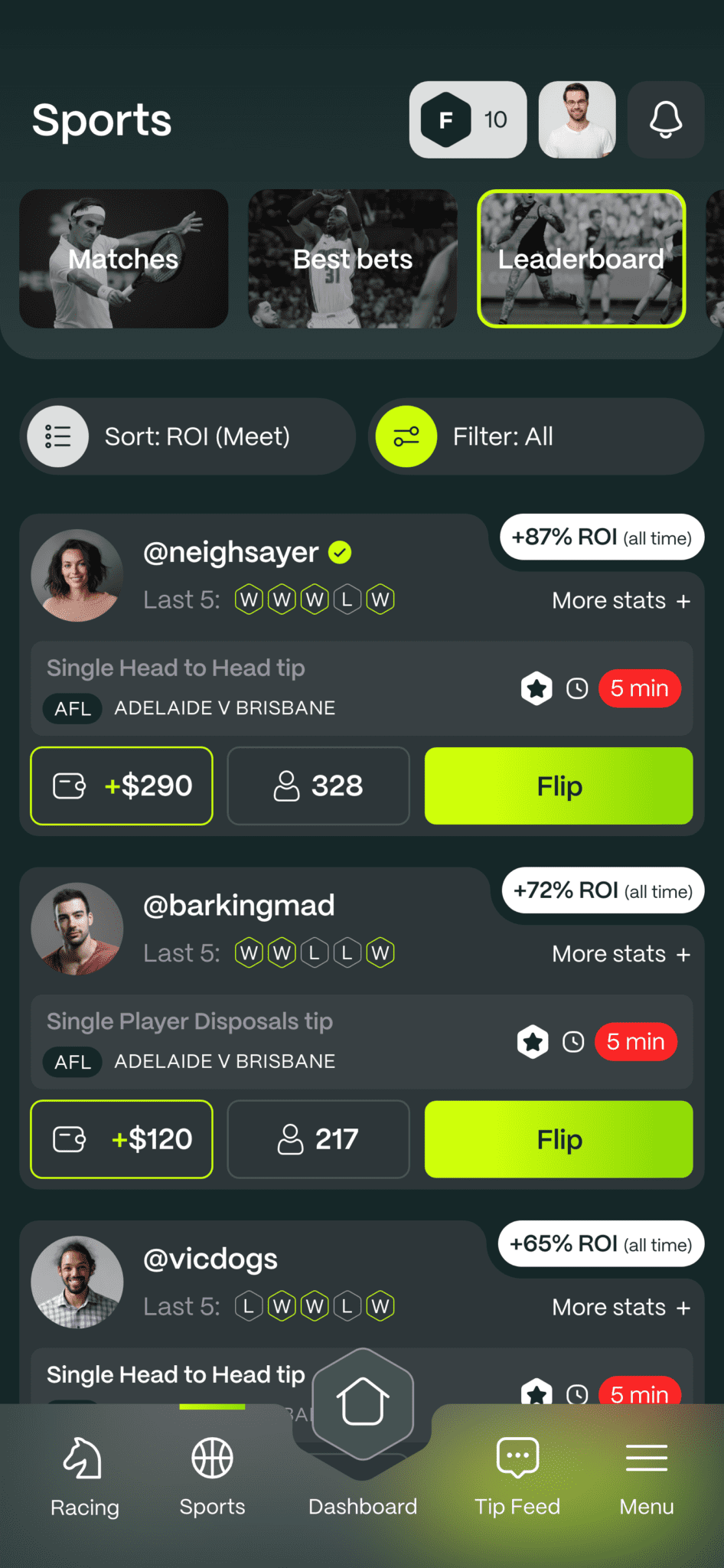 TIPR - The Tipping Marketplace for Punters and Tipsters